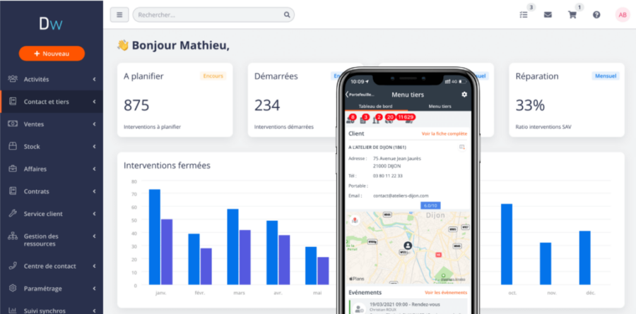Interventions Software - Divalto, Solutions Editor